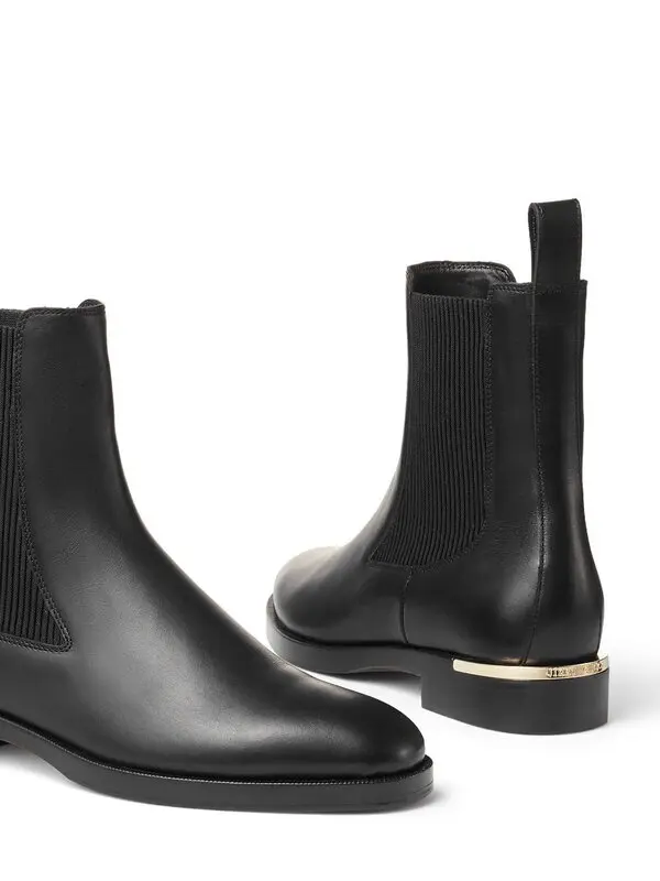 JIMMY CHOO Thessaly Leather Ankle Boots