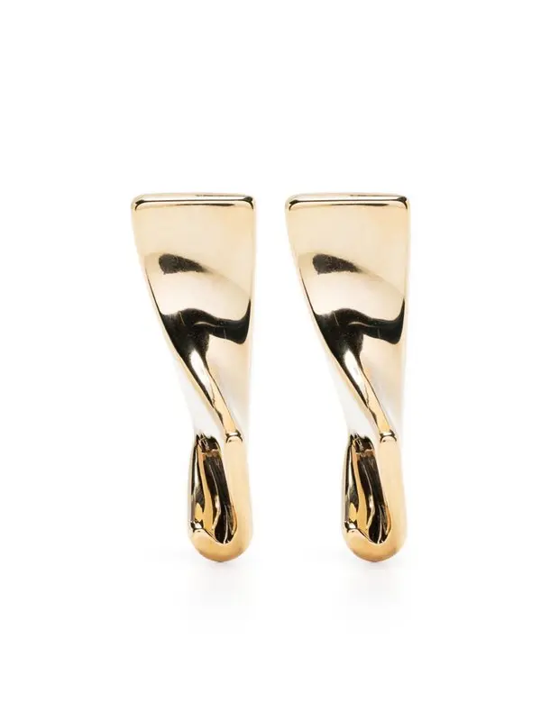Jacquemus Les Boucles J Earrings - Gold