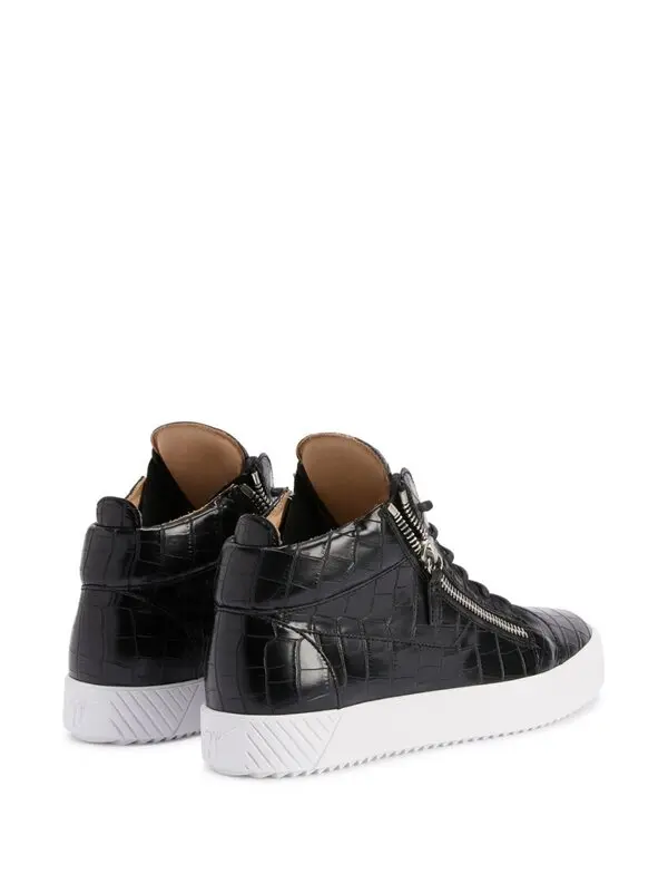 GIUSEPPE ZANOTTI Kriss Mid-top Sneakers - Black
