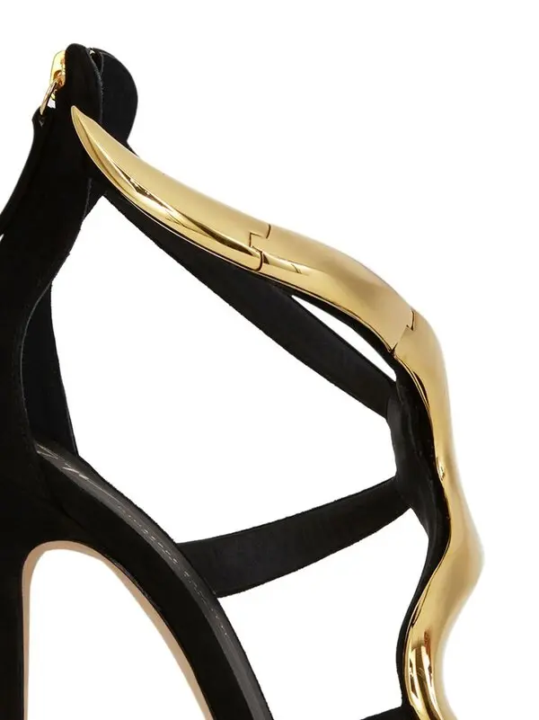 GIUSEPPE ZANOTTI Venere 120mm Stiletto Sandals - Black