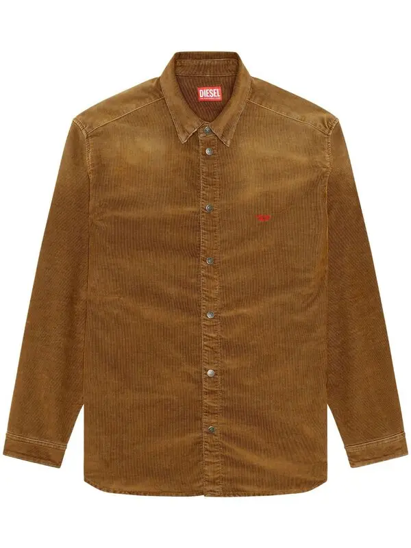 DIESEL® D-simply-over Corduroy Shirt - Brown