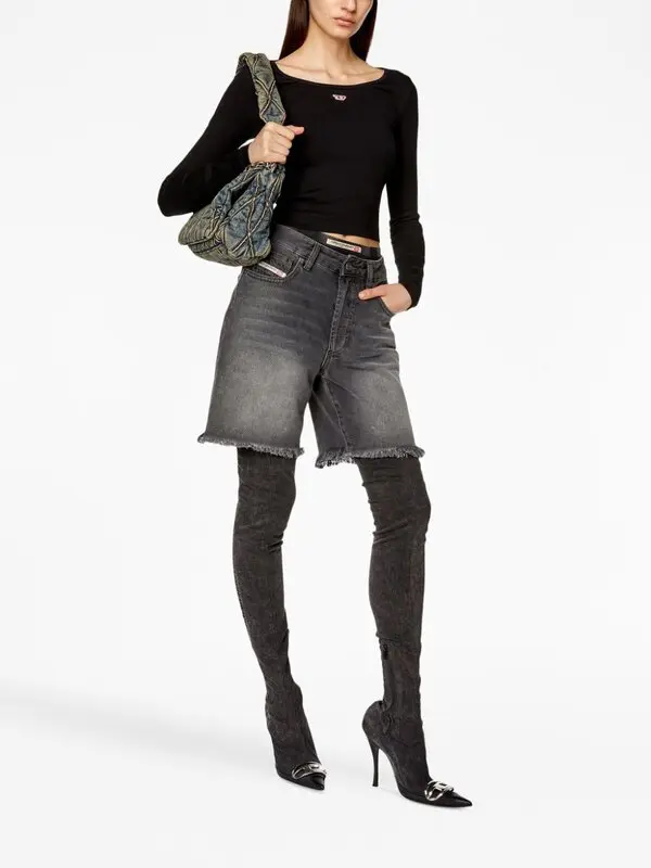 DIESEL® T-ballet-d Long-sleeve T-shirt - Black