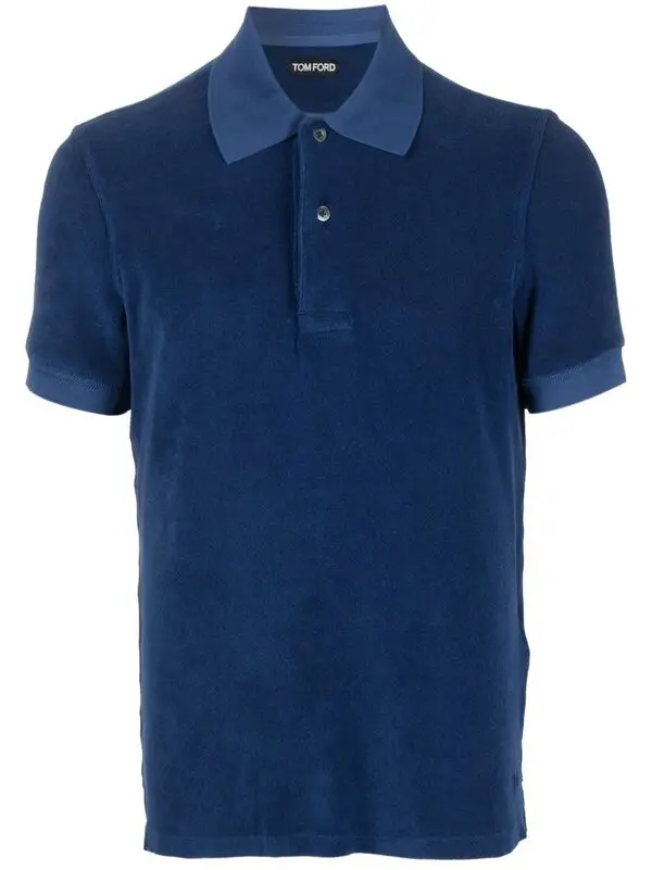 TOM FORD Towelling-finish Polo Shirt