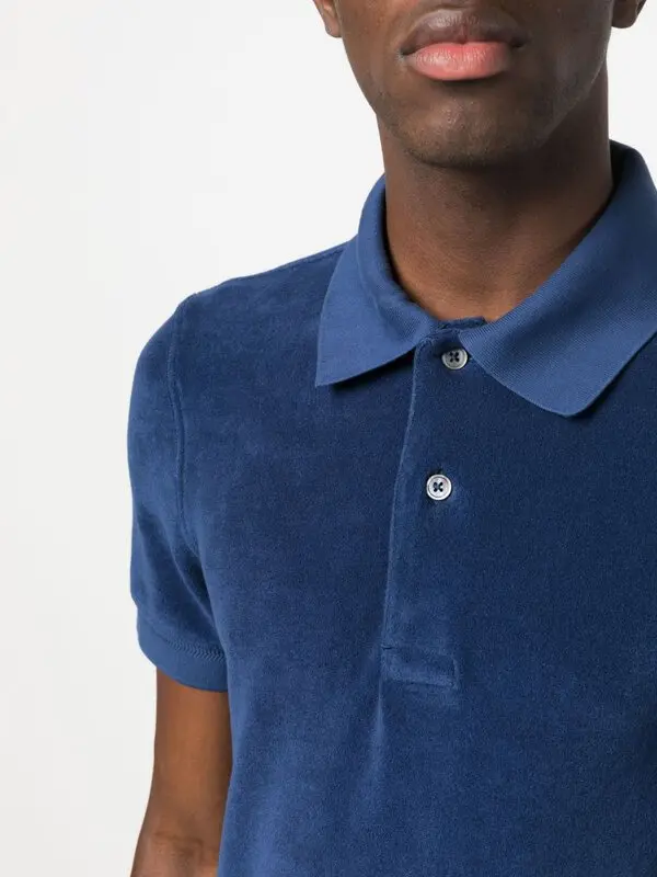 TOM FORD Towelling-finish Polo Shirt