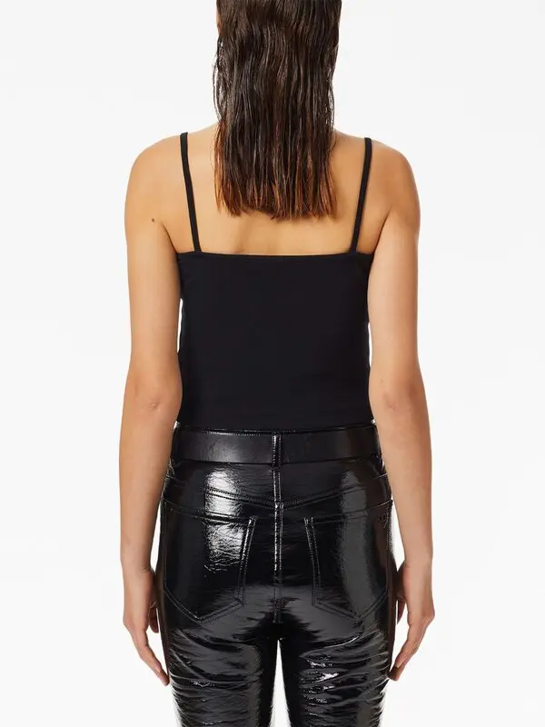 DIESEL® Logo-appliqué Tank Top - Black