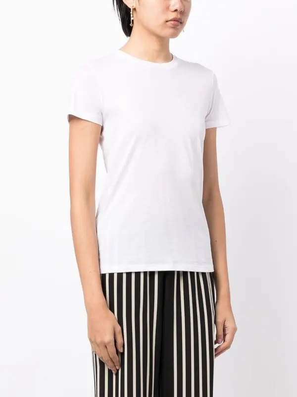 Vince Round-neck Cotton T-shirt - White