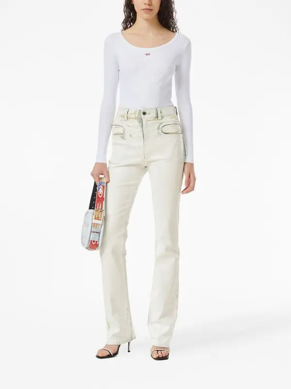 DIESEL® T-ballet-d Long-sleeve T-shirt - White
