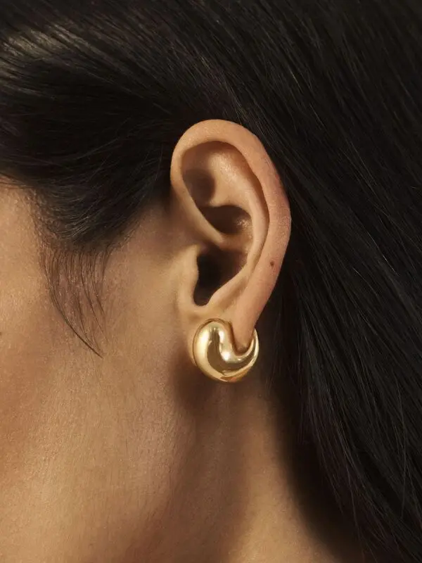 Monica Vinader Nura Vermeil Wrap Earrings - Gold