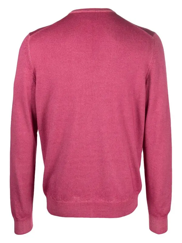 D4.0 Virgin Wool Jumper - Pink