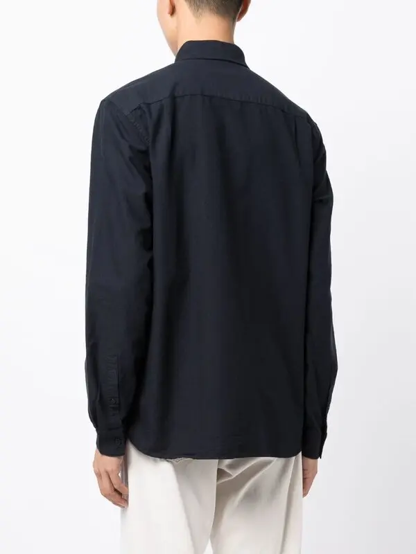 Fred Perry Oxford Logo-embroidered Cotton Shirt - Blue