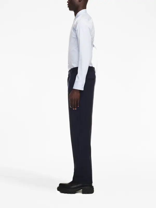Off-White Crossover-strap Cotton Shirt