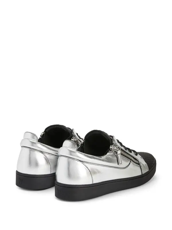 GIUSEPPE ZANOTTI Frankie Double-zip Low-top Sneakers - Multicolour