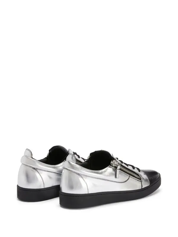 GIUSEPPE ZANOTTI Frankie Double-zip Low-top Sneakers - Multicolour