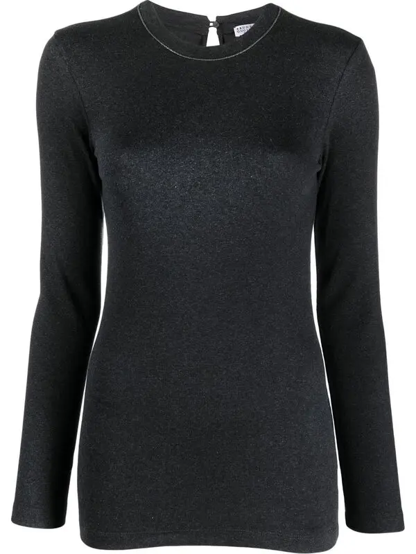 Brunello Cucinelli Chain Collar Top