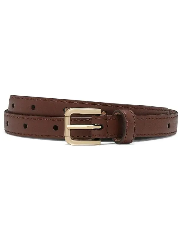 Dolce & Gabbana Buckled Leather Belt - Brown