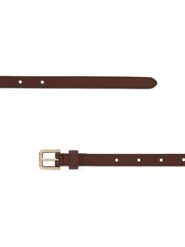 Dolce & Gabbana Buckled Leather Belt - Brown