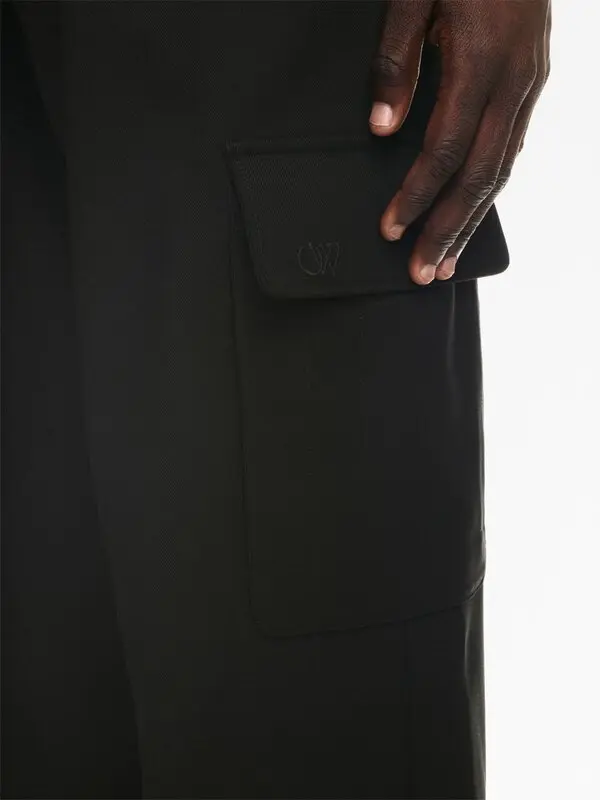 Off-White Wide-leg Cargo Trousers