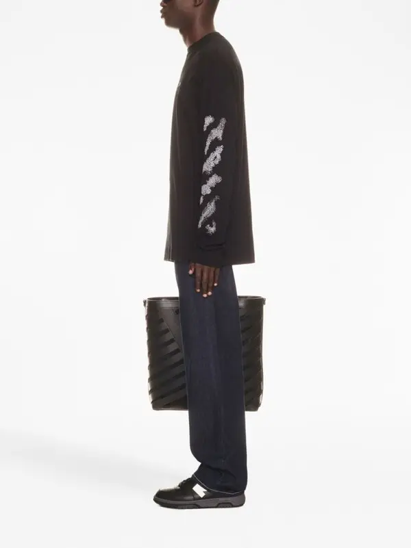 Off-White Diag-stripe Logo-print T-shirt