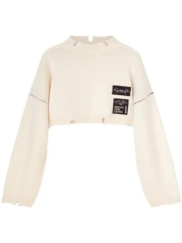 AMBUSH Logo-patch Cropped Jumper