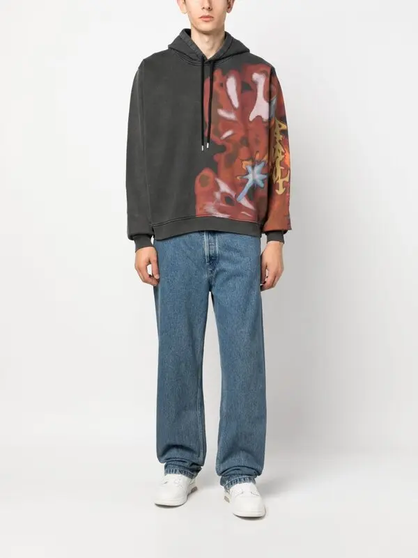AMBUSH Graphic-print Cotton Hoodie