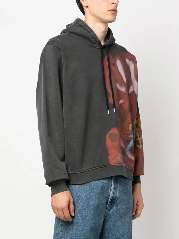 AMBUSH Graphic-print Cotton Hoodie
