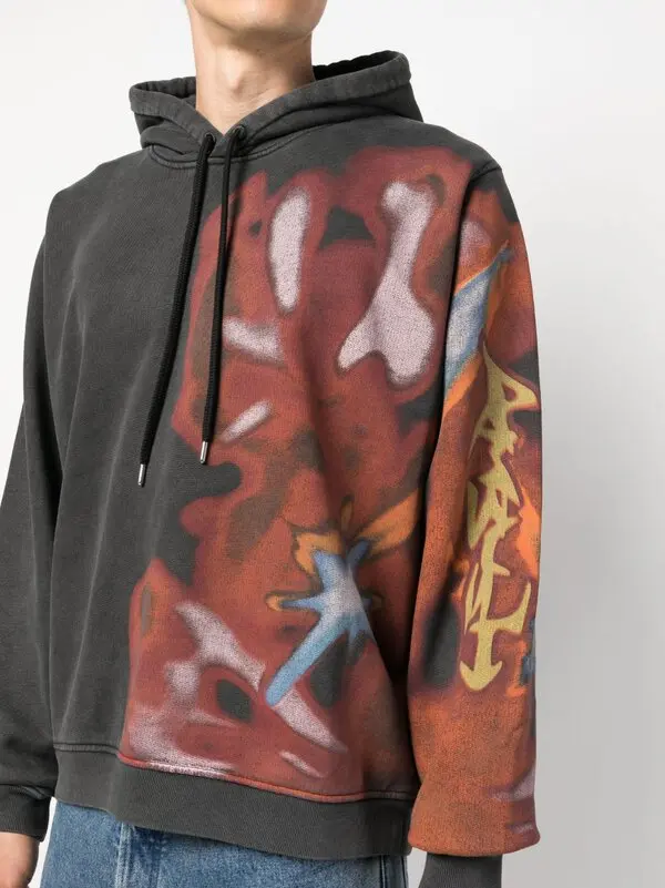 AMBUSH Graphic-print Cotton Hoodie
