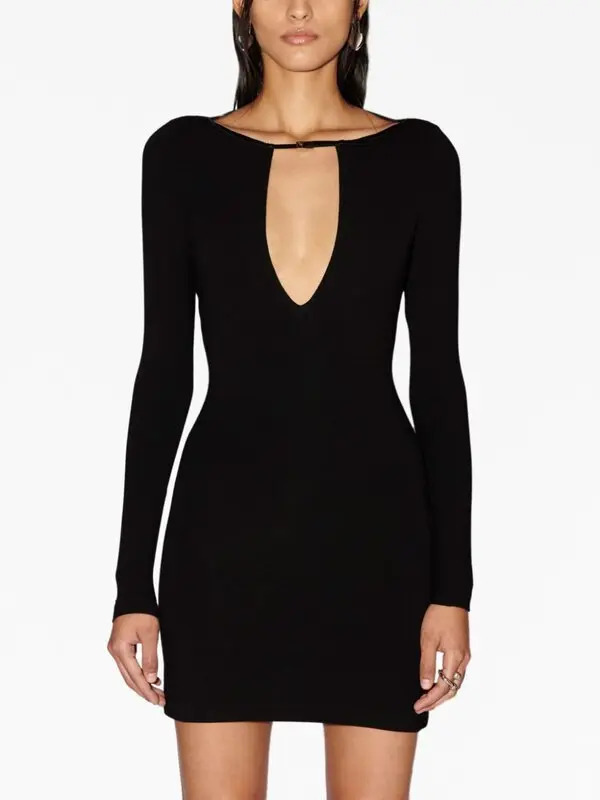 AMBUSH V-neck Jersey Minidress