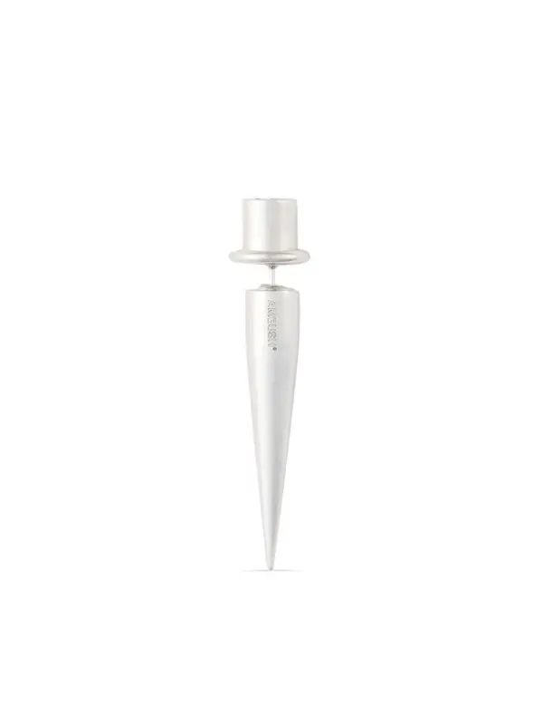 Ambush Amblem-Embossed Spike Pierce Earring - Silver | Editorialist