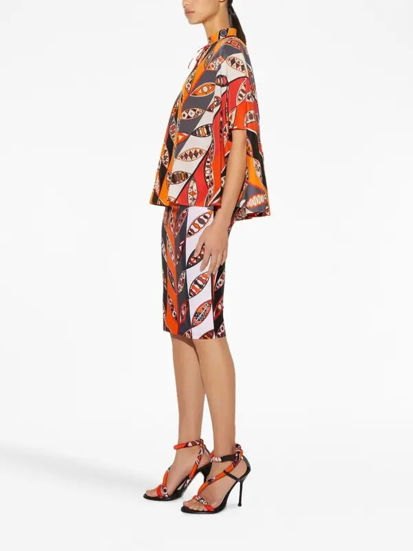 Emilio Pucci Girandole-print Blouse