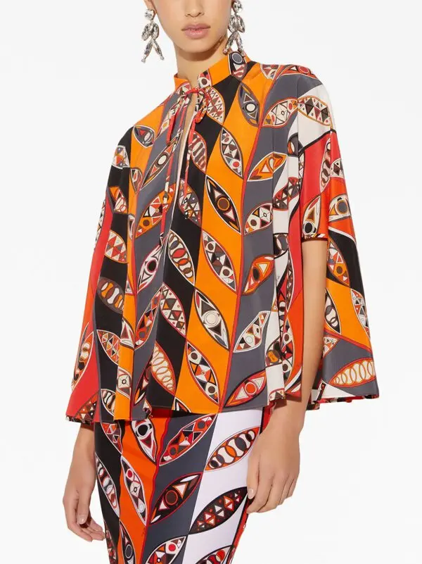Emilio Pucci Girandole-print Blouse
