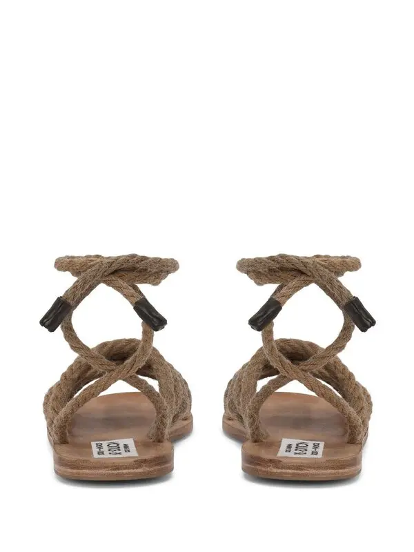 Dolce & Gabbana Tie-fastening Rope Sandals