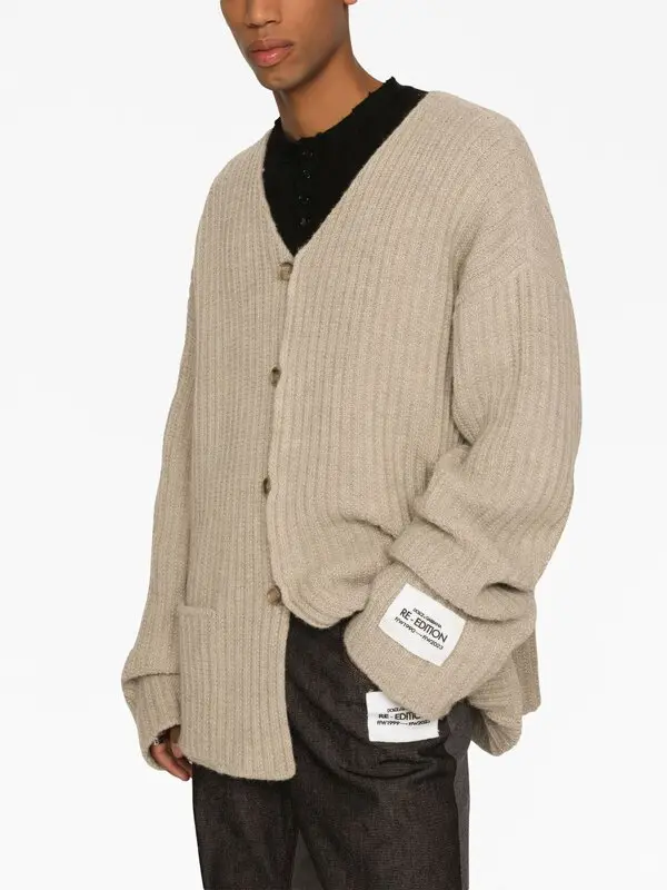 Dolce & Gabbana Logo-patch V-neck Cardigan