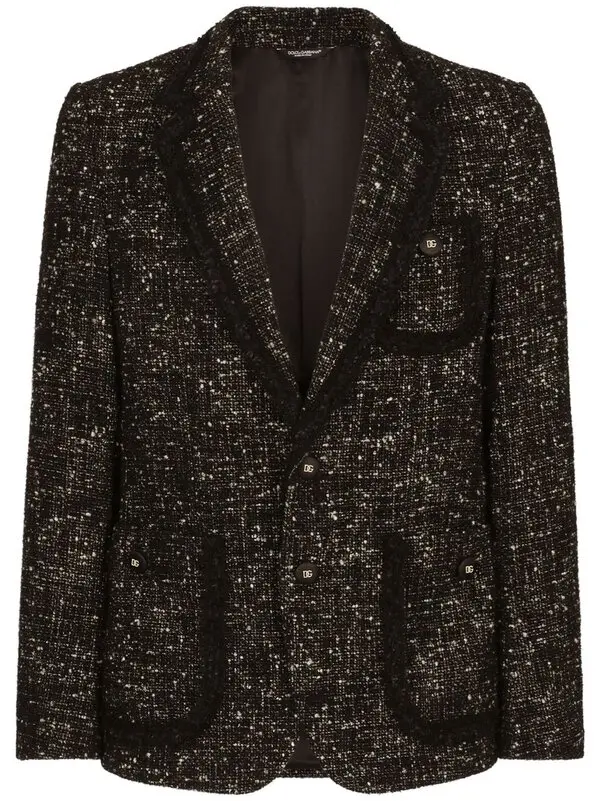 Dolce & Gabbana Single-breasted Wool Blazer