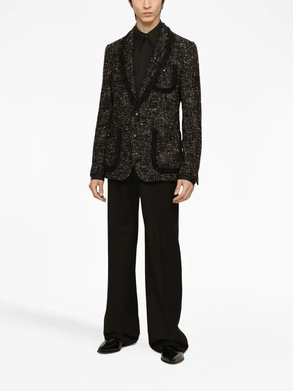 Dolce & Gabbana Single-breasted Wool Blazer