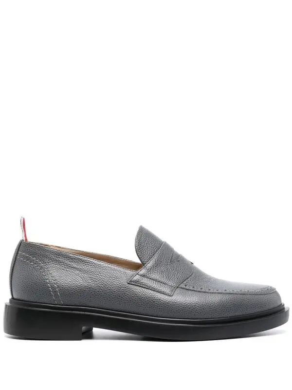 Thom Browne Classic Penny Loafers - Grey