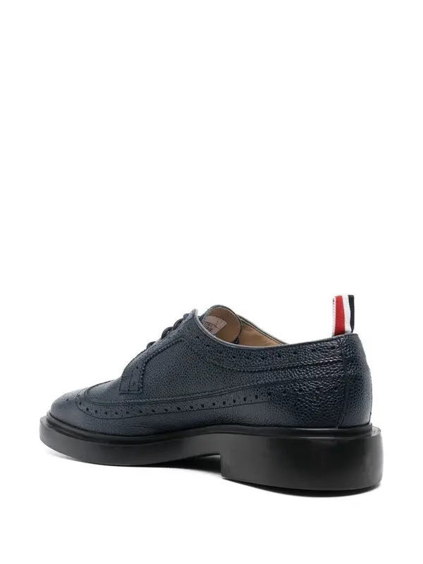 Thom Browne Lace-up Leather Brogue - Blue