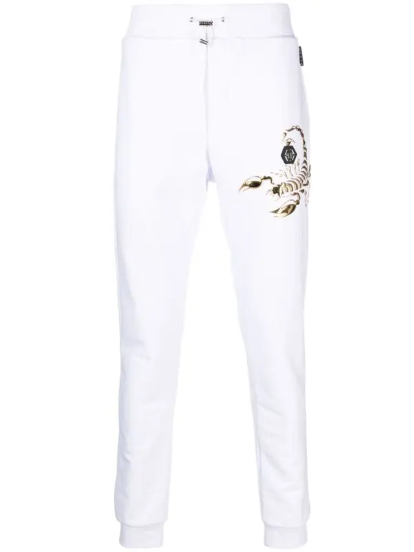 Philipp Plein Scorpion Appliqué-detail Track Pants