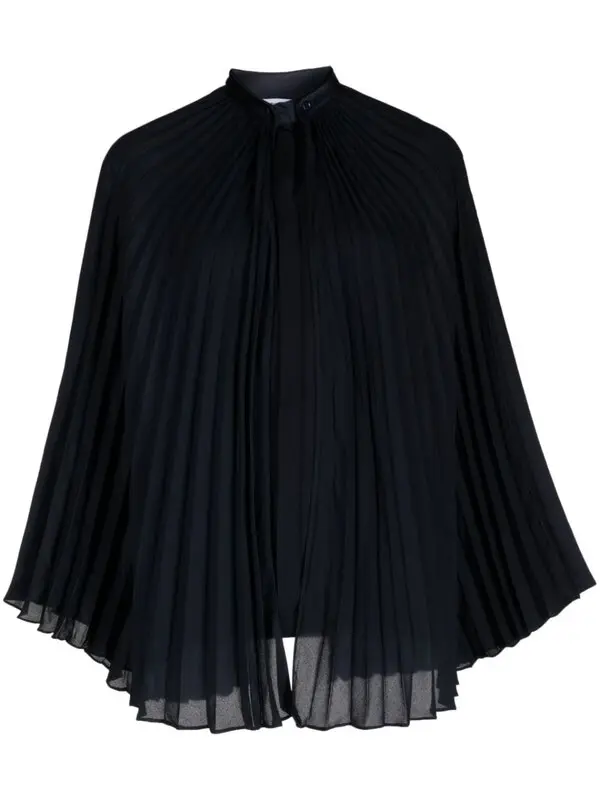 Dice Kayek Pleated Blouse - Blue