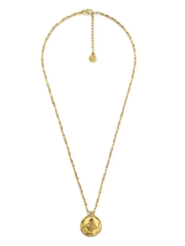 GOOSSENS Talisman Taurus Medallion Necklace - Gold