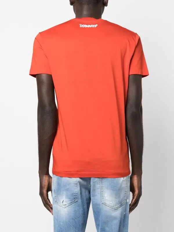 Dsquared2 Graphic-print Cotton T-shirt