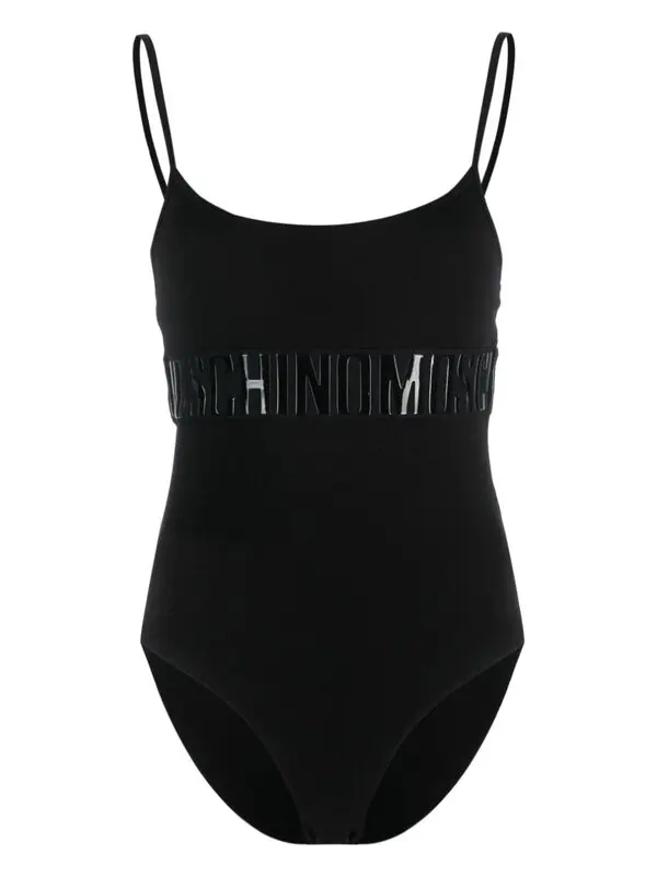 Moschino Embossed-ogo Cotton Bodysuit