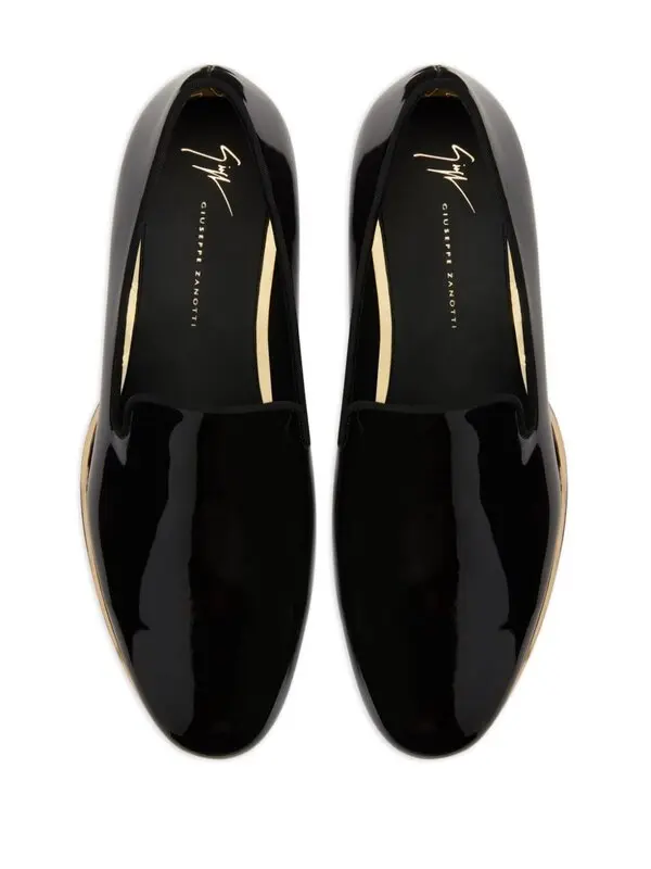 GIUSEPPE ZANOTTI Flash Leather Loafers