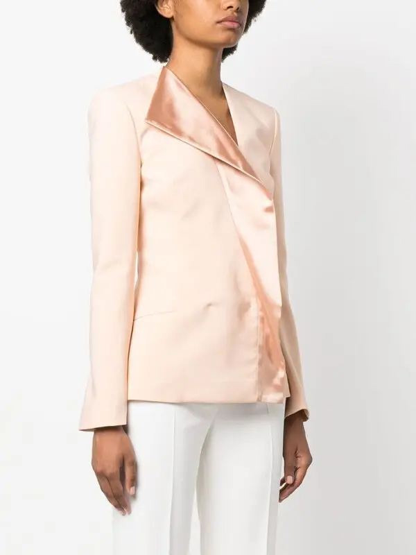 GENNY Single-breasted Blazer - Neutrals