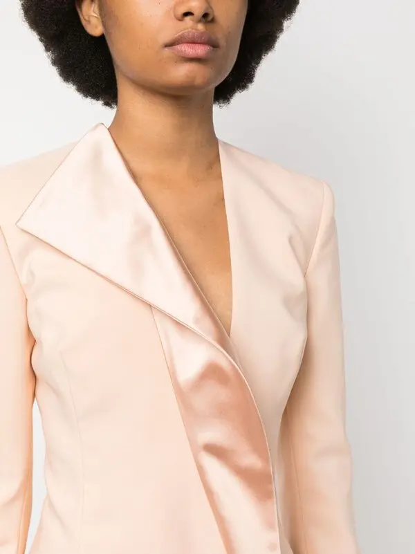 GENNY Single-breasted Blazer - Neutrals