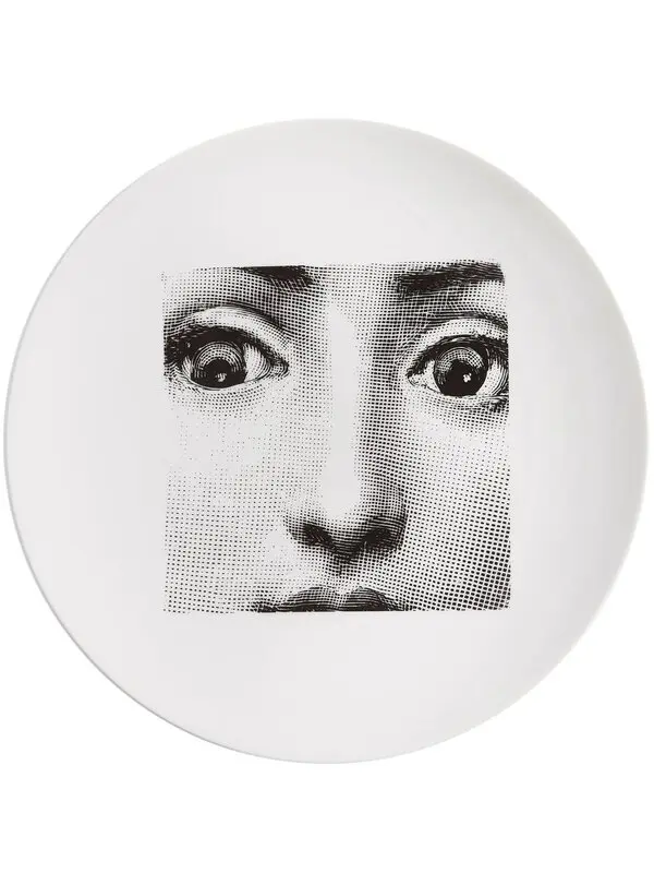 FORNASETTI Tema E Variazioni N49 Wall Plate - White