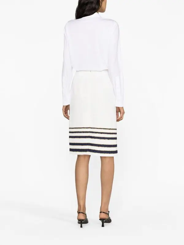 Valentino Garavani Scarf-detail Cotton Poplin Shirt