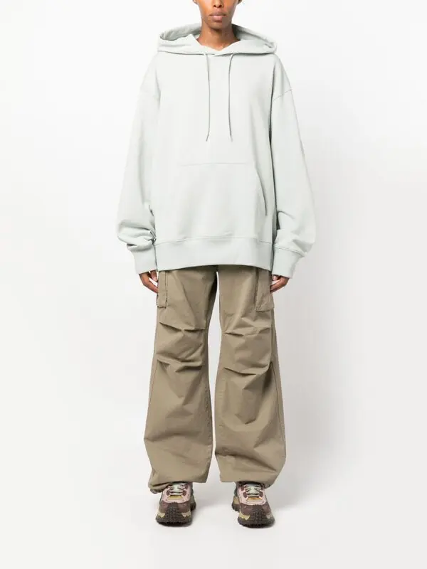 Y3 Logo-patch Organic Cotton Hoodie