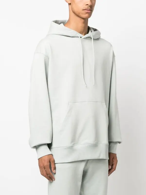 Y3 Logo-patch Organic Cotton Hoodie