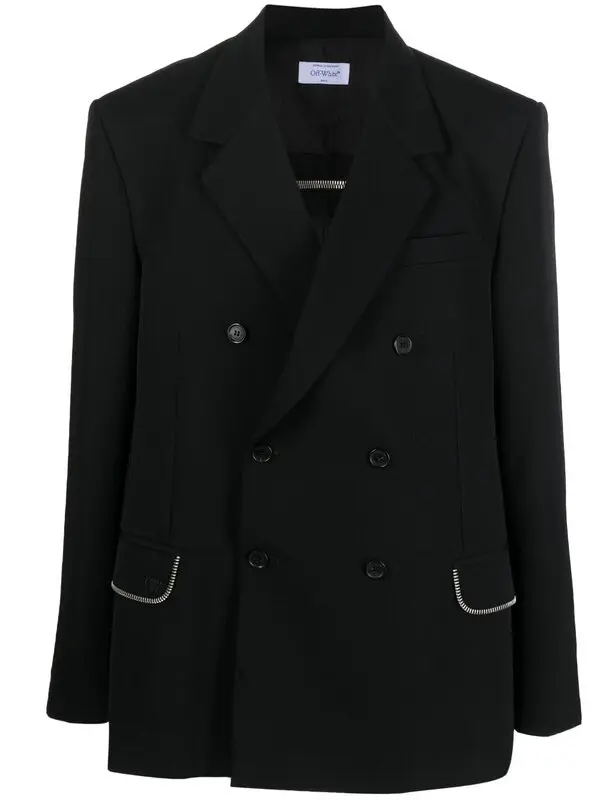 Off-White Virgin-wool Blazer