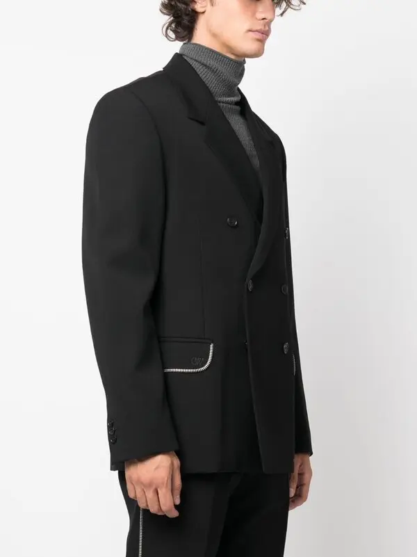 Off-White Virgin-wool Blazer